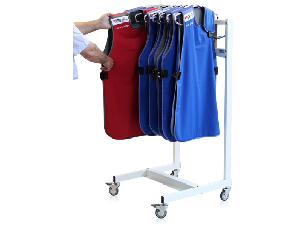 Mobile Swivel Arm Lead Apron Racks – X-Ray protection storage – Knight ...